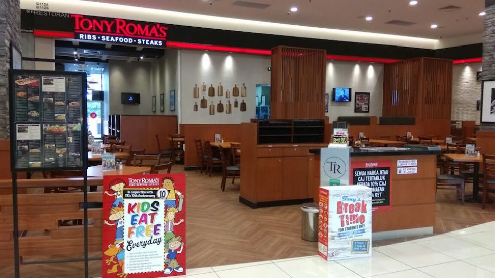 Tony Roma's Tebrau City | Johor | VMO